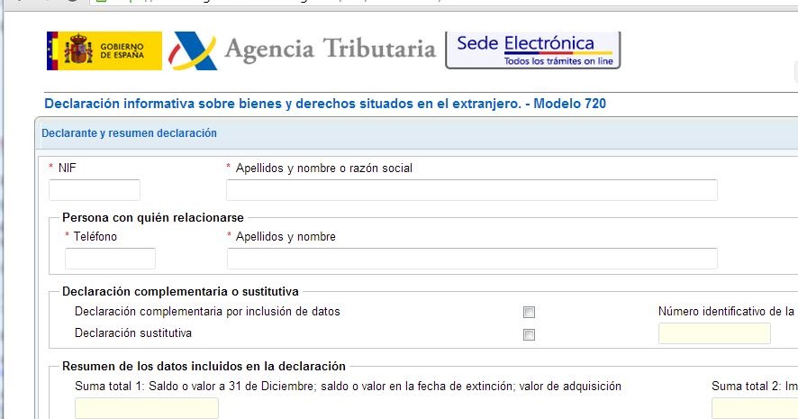 Blog de Economía y Derecho: Modelo 720: plazo de presentación hasta el ...