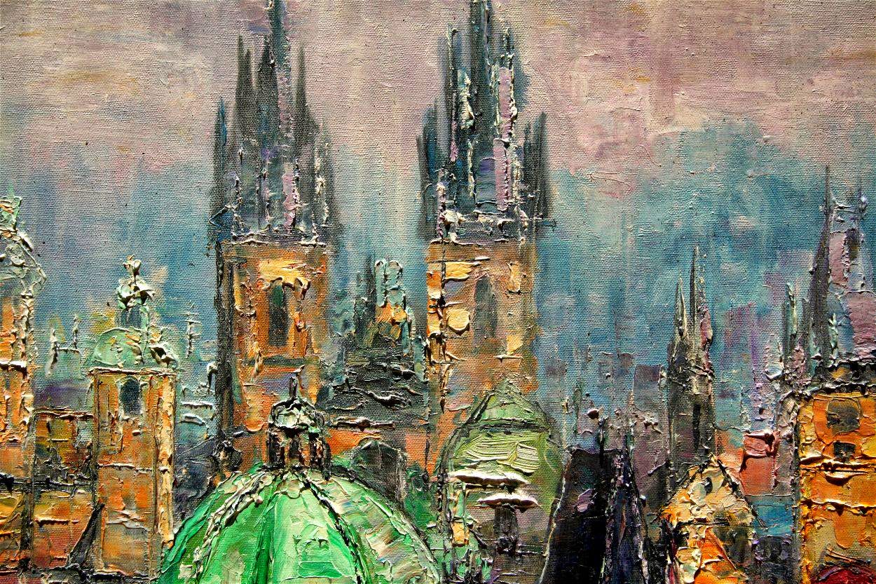 Andre Dluhos, 1940 ~ Abstract Palette Knife painter | Part. 2 | Tutt ...