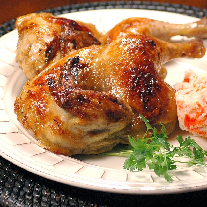 Savoring Time in the Kitchen: Lemon-Herb Roasted Game Hens with Potato ...