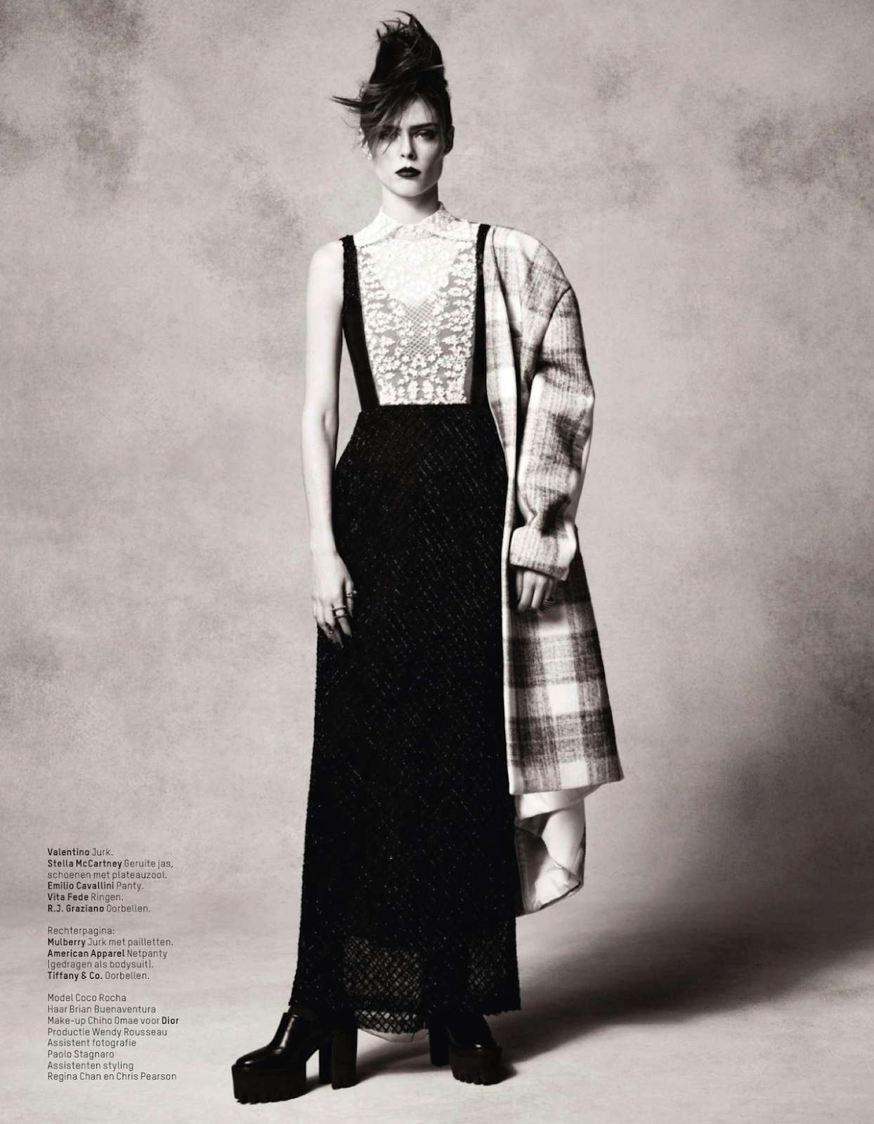 coco rocha by jonas bresnan for l'officiel nl december 2013 | visual ...