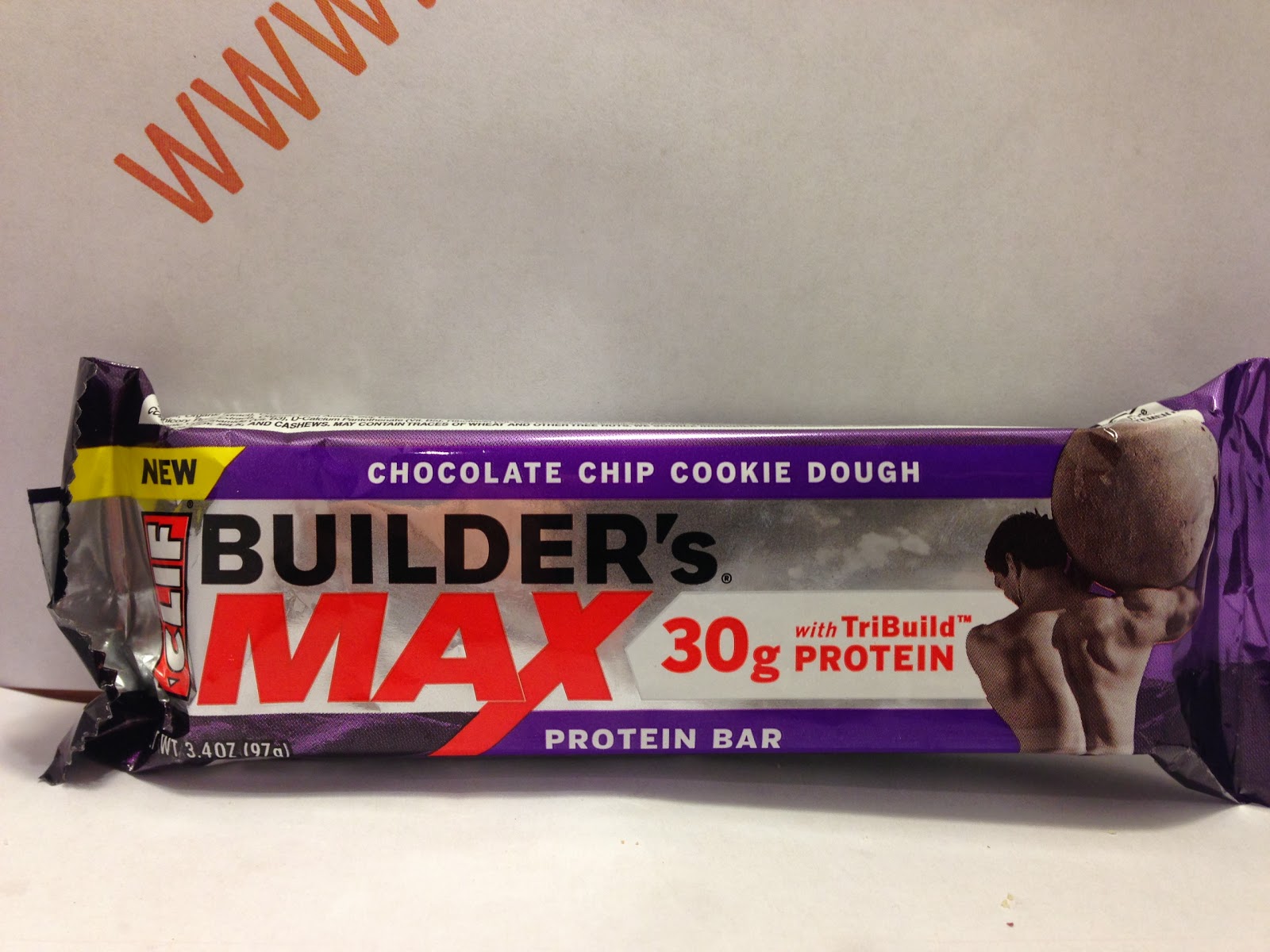 Crazy Food Dude: Review: CLIF Builder's MAX Chocolate Chip Cookie Dough ...
