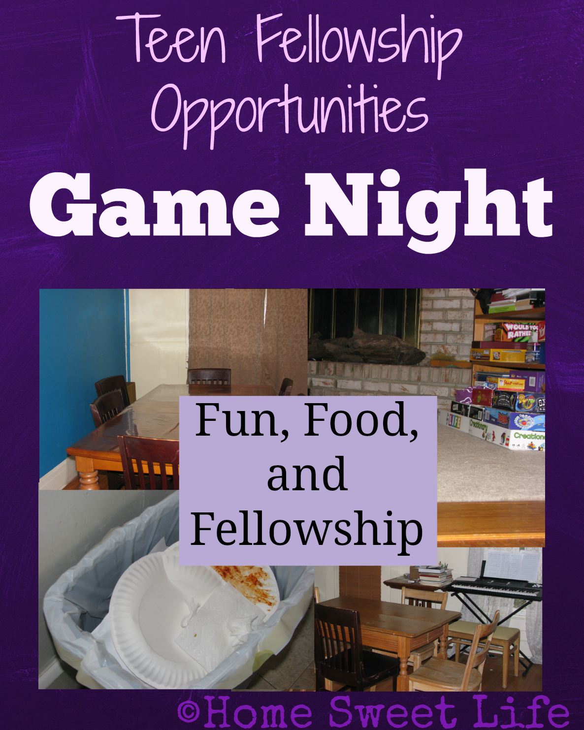 Home Sweet Life: Teen Fellowship Opportunities ~ Game Night