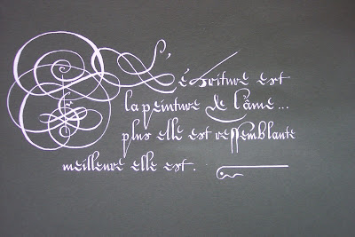 Mes calligraphies: Ecrire