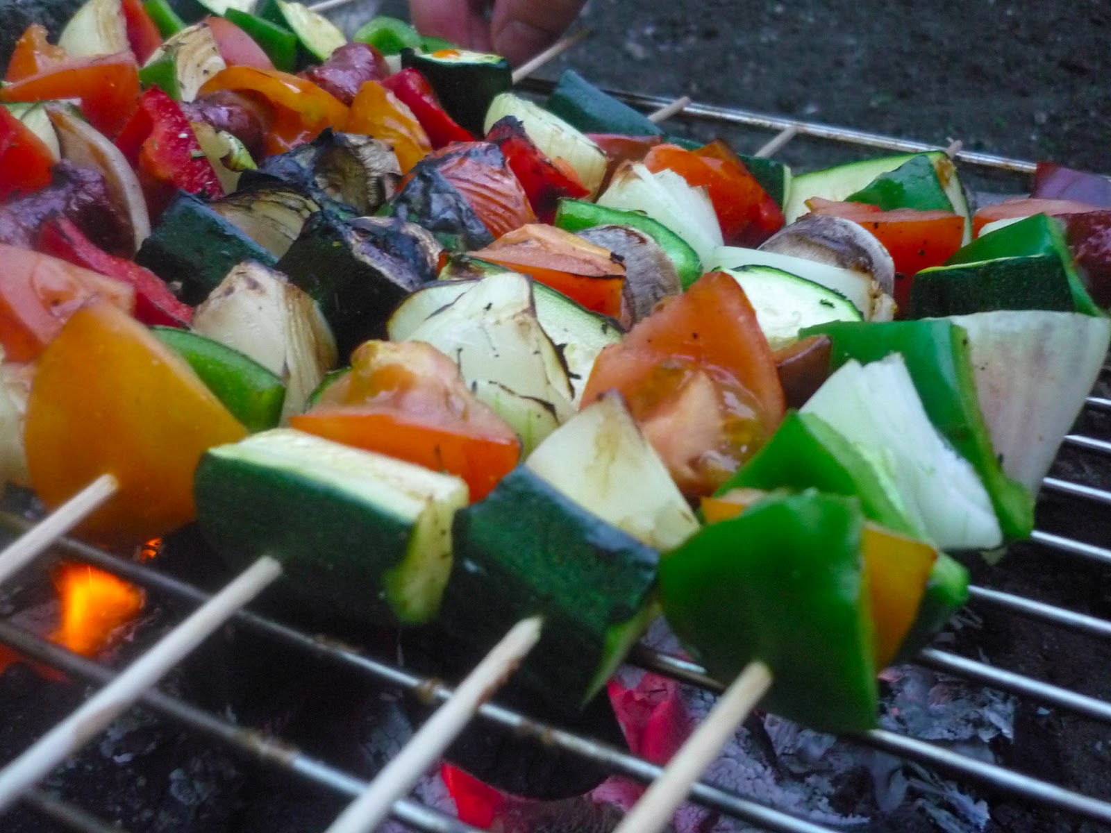 La Bonne Graille: Brochettes de légumes a barbecue