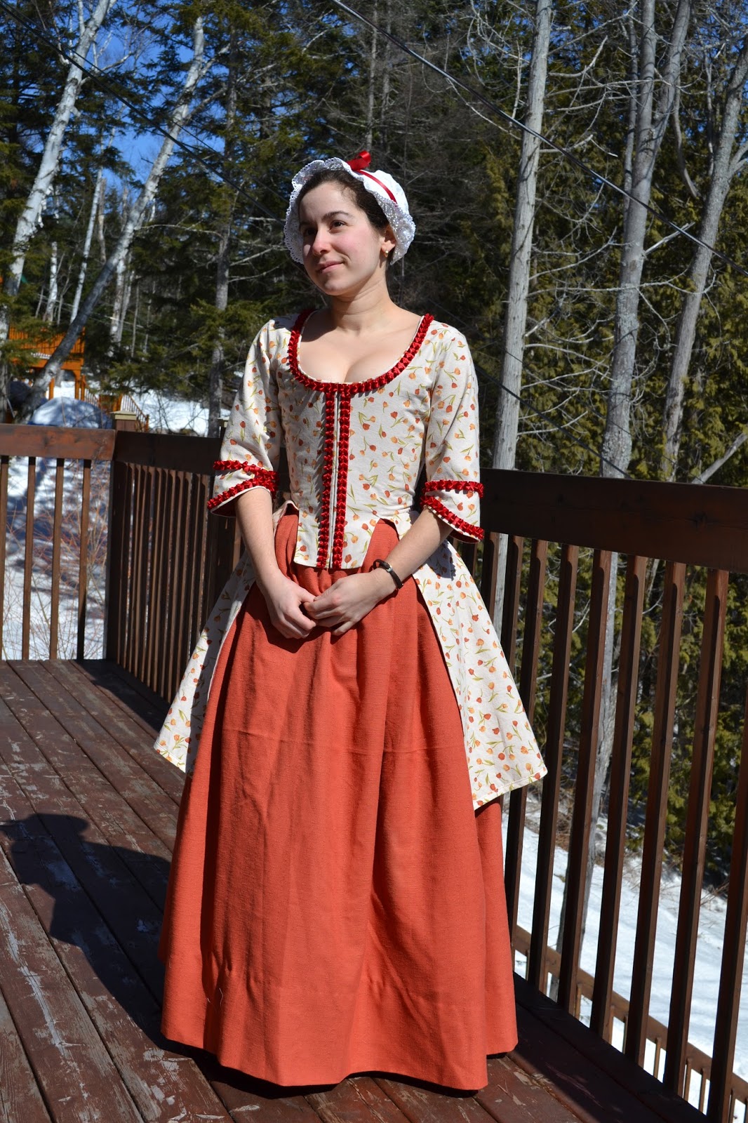 Finally! 18th Century Caraco Jacket DONE!