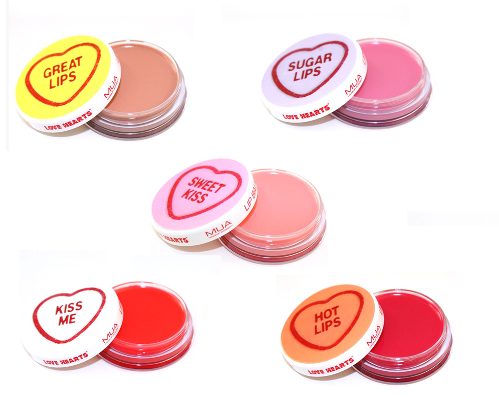 WOMEN'S Pleasures & Treasures: MUA - Love Hearts Lips Balms
