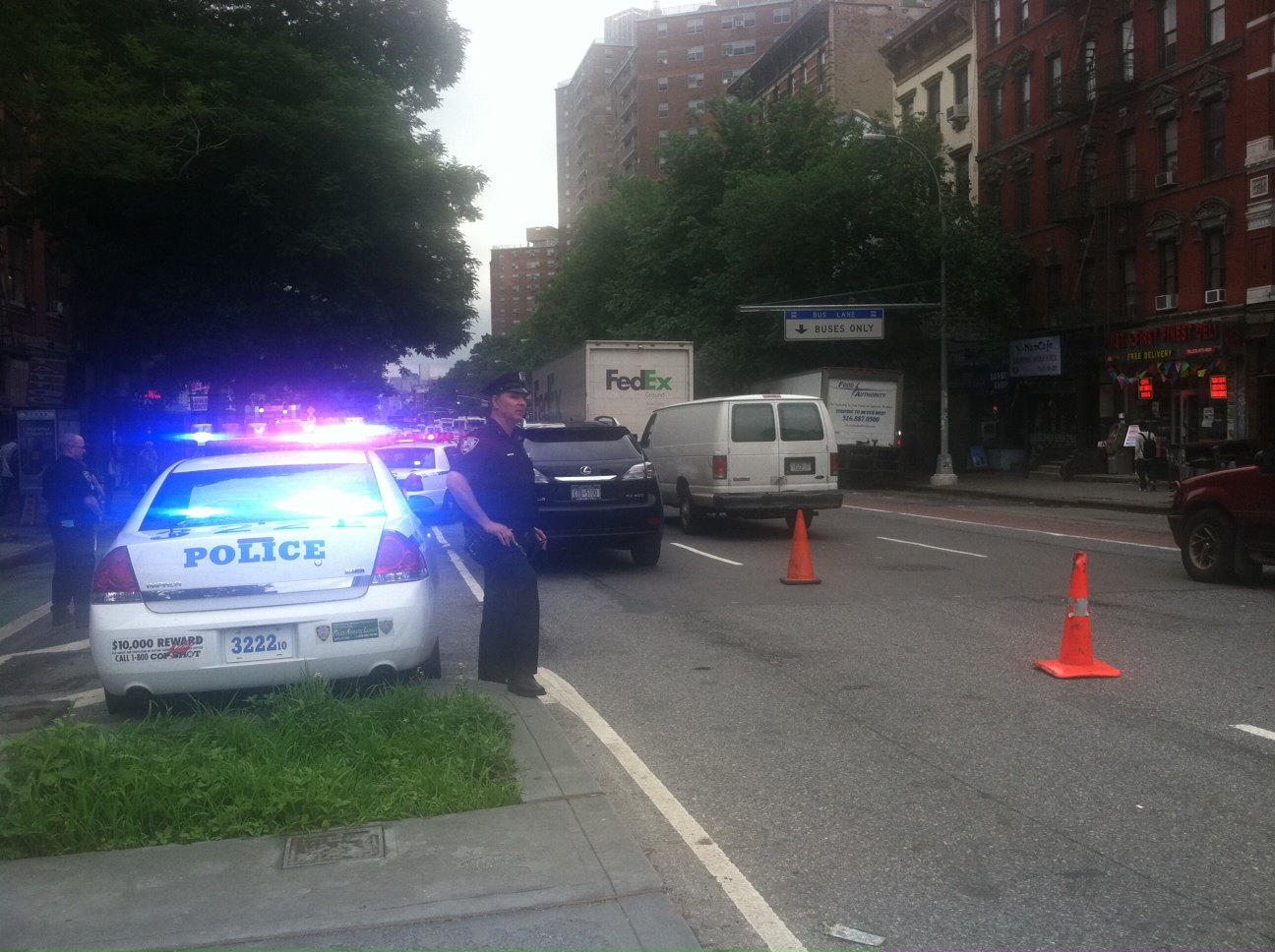 EV Grieve: NYPD checkpoint on First Avenue