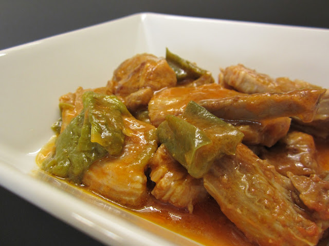 La cocina de bruja_69: Punta de pecho de cordero con tomate y pimiento ...