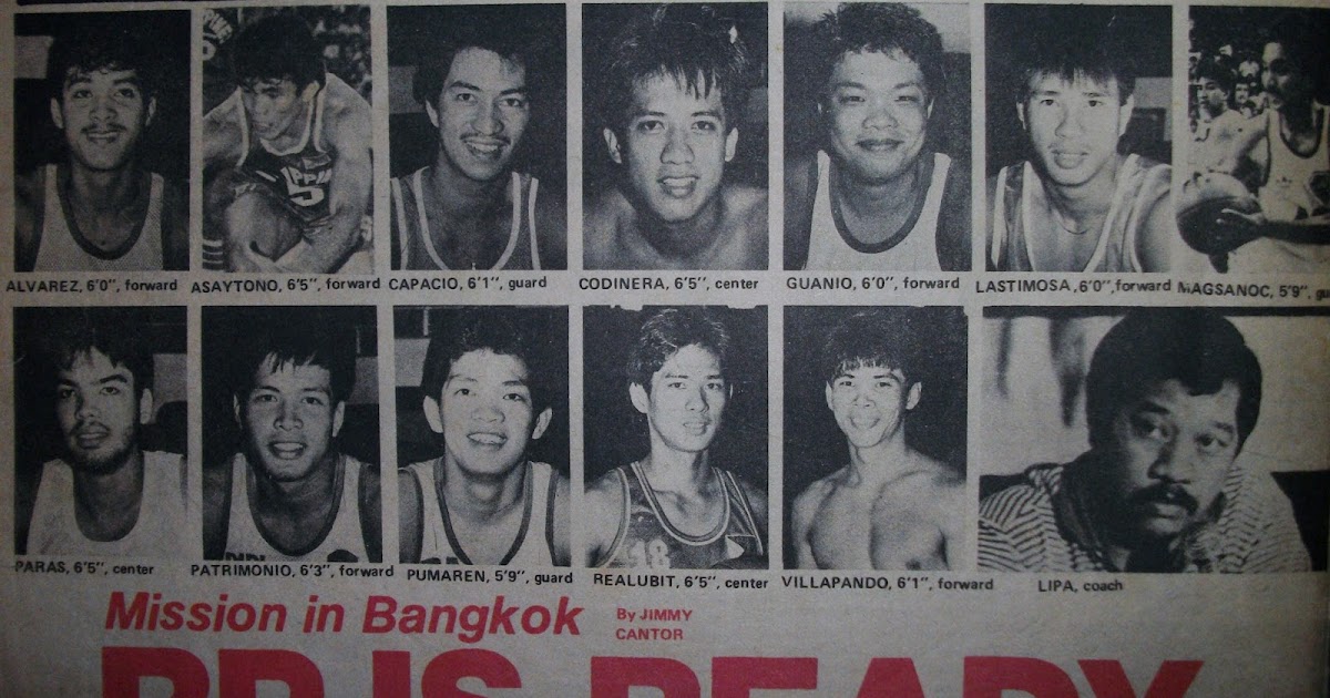 RP Basketball Photos & Articles: The 1987 Philippine national team to ...