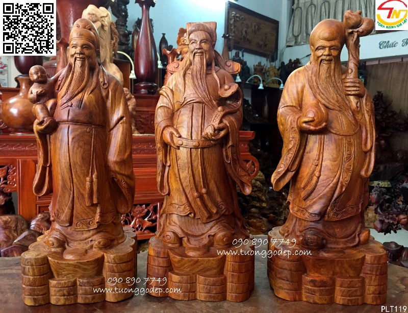 Tượng Phúc Lộc Thọ, Tam Đa - blog Tượng gỗ đẹp