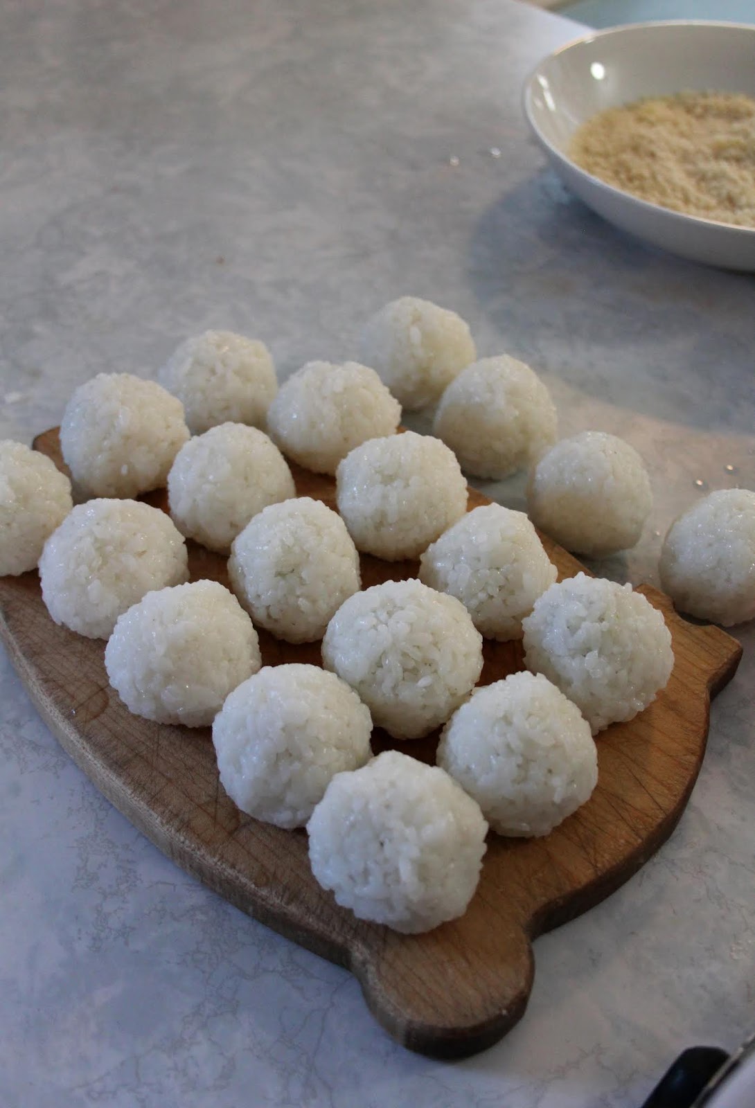 Jo and Sue: Crunchy Pickle Rice Balls with Spicy Red Pepper Jelly