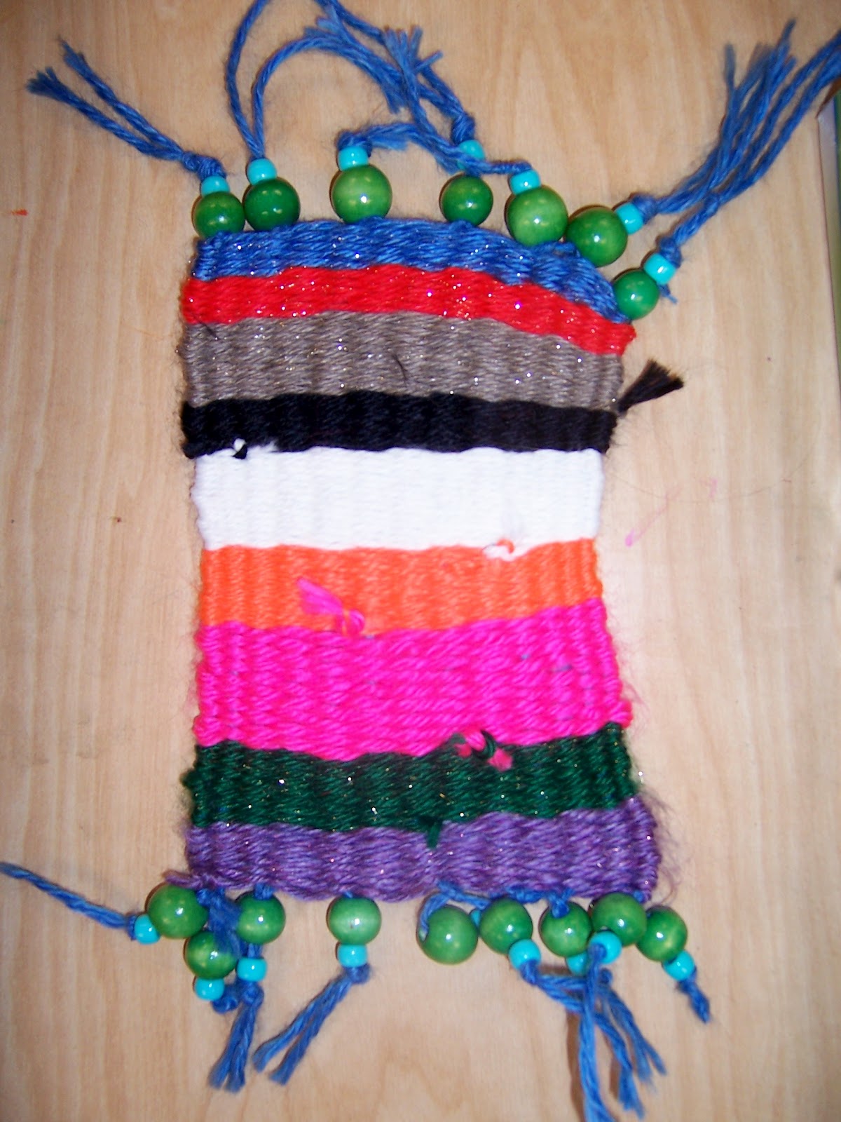 art & ideas that grow: yarn weavings