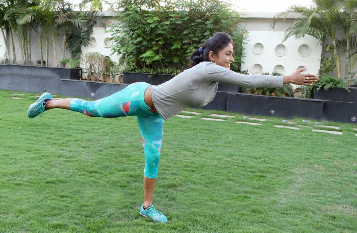 Pooja Sri Latest Hot Yoga Photoshoot Stills. | HQ Pics n Galleries