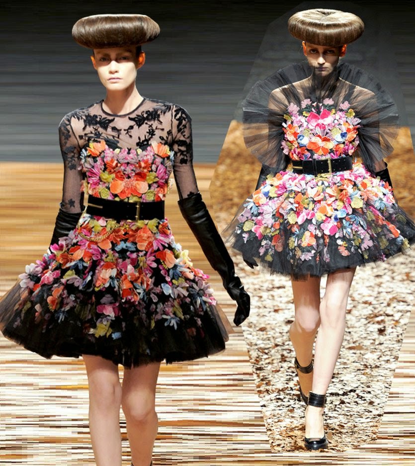 All About Our Passion: Impressive Dresses Made Up Of Real Flower...