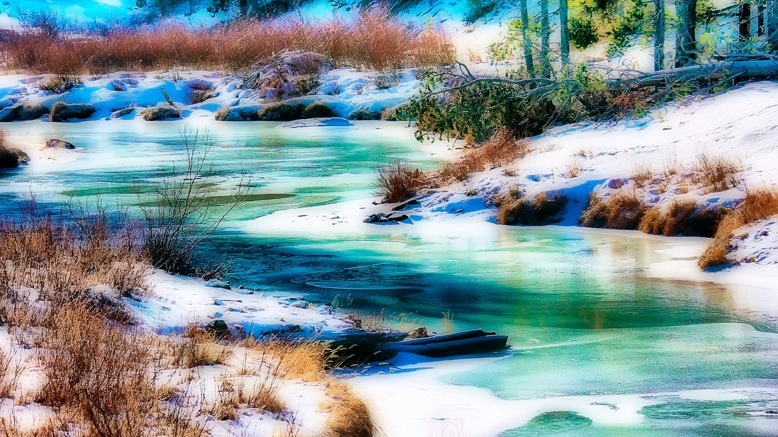 Magical Nature Effect HD Wallpaper