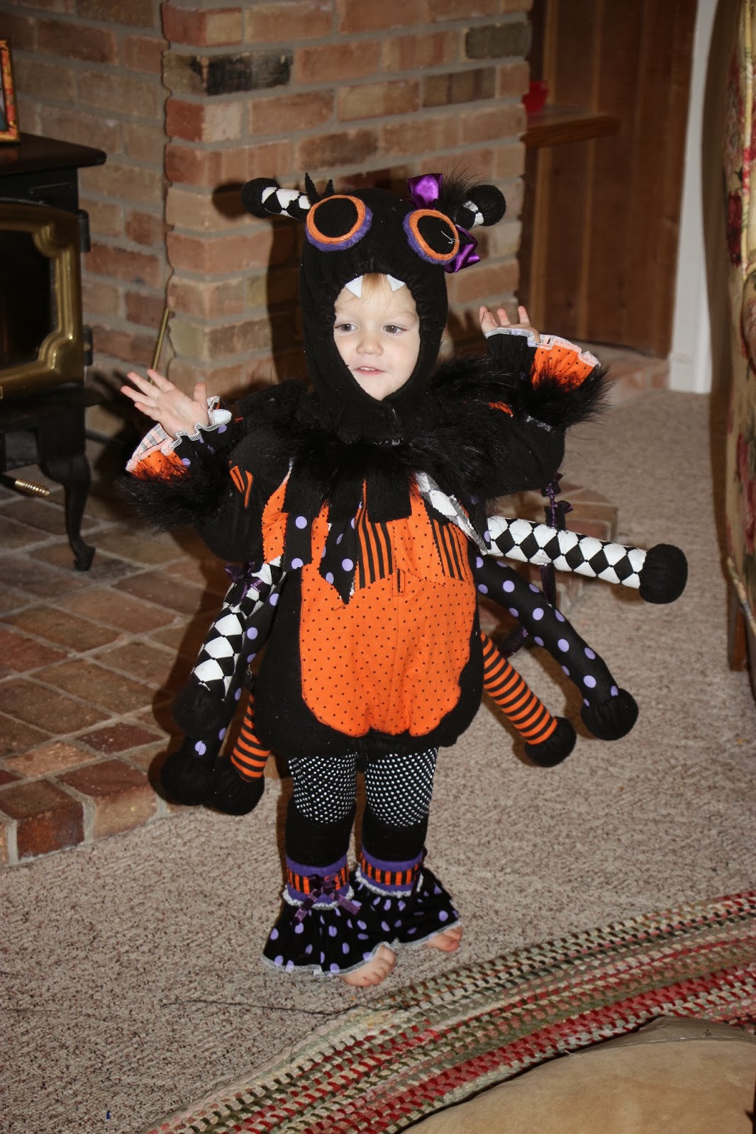 Mecham Family: Halloween Spider, Clown and Snow White Costume