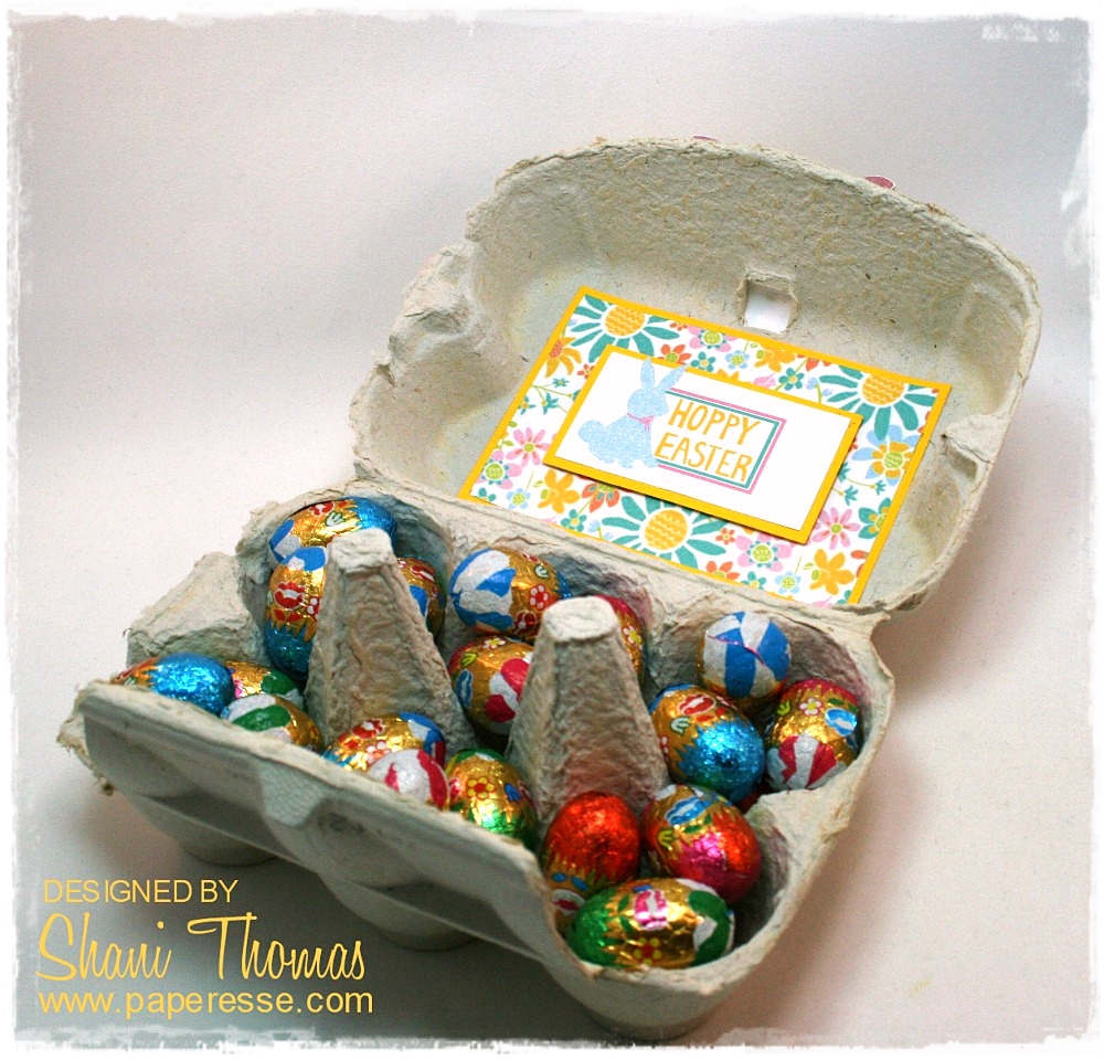 Upcycled egg carton with free Papercraft Inspirations issue #150 Easter ...