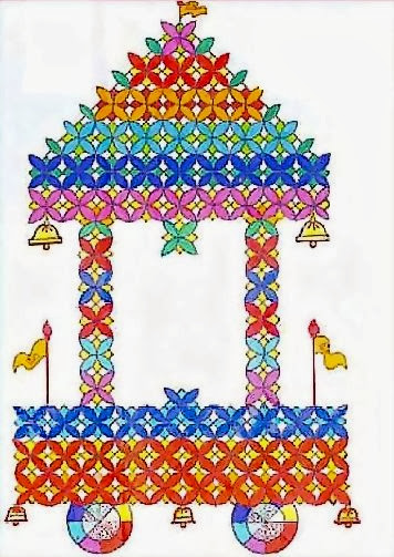 Sankranti Muggulu | Ratham Muggulu | Chukkala Muggulu | Rangoli Designs ...