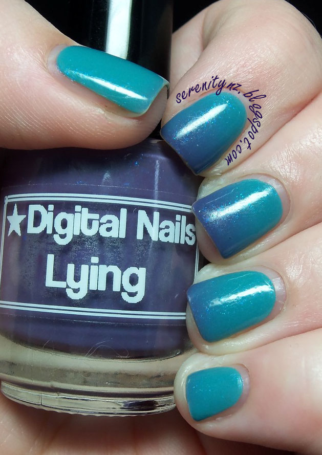 Serenity: Digital Nails 'Dig Deep' & 'Lying' - Swatches & Review
