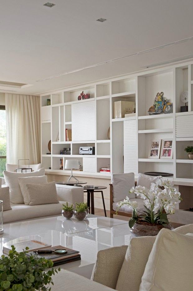 Casa de ideias e decoração: Dez salas clean pra inspirar