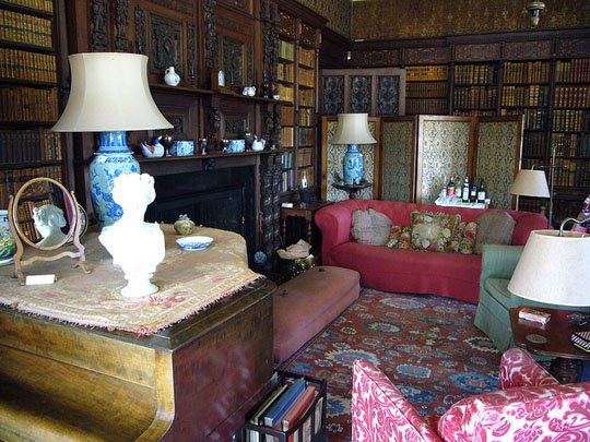 bensozia: English Country House Libraries