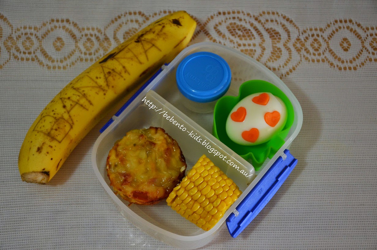 Bebento - Kids: Leek and Bacon Quiche Bento