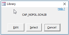 Parts: Select and Open Library Files