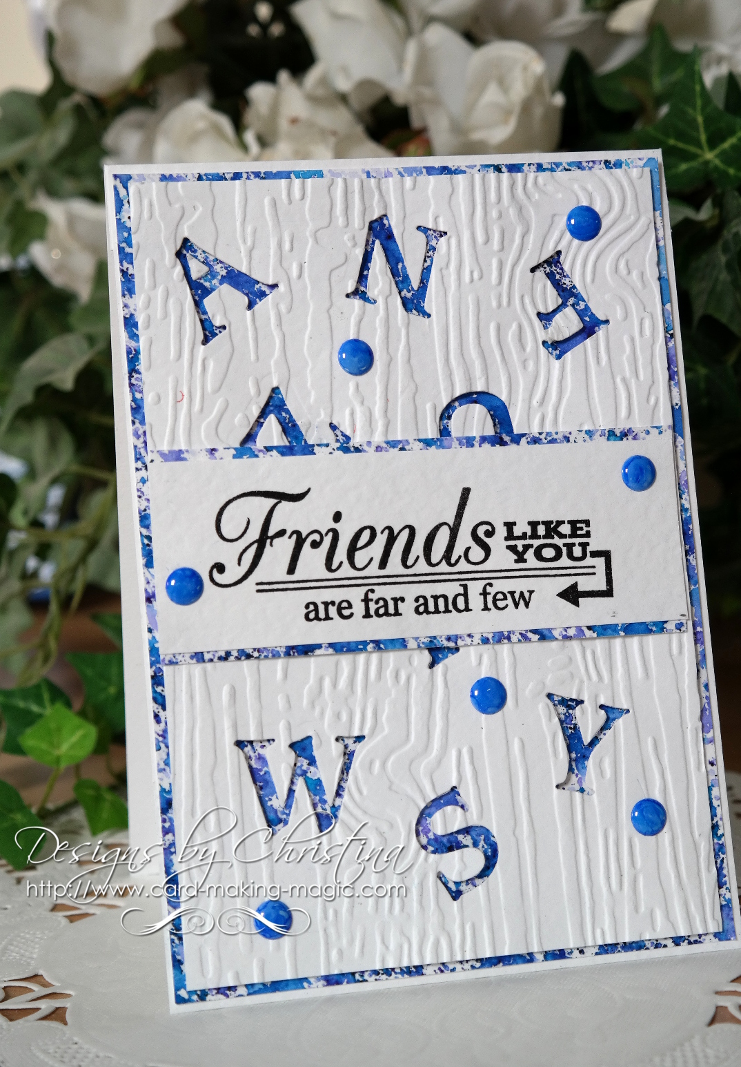Flowers, Ribbons and Pearls: Tuesday Tutorial - Spellbinders Alphabet