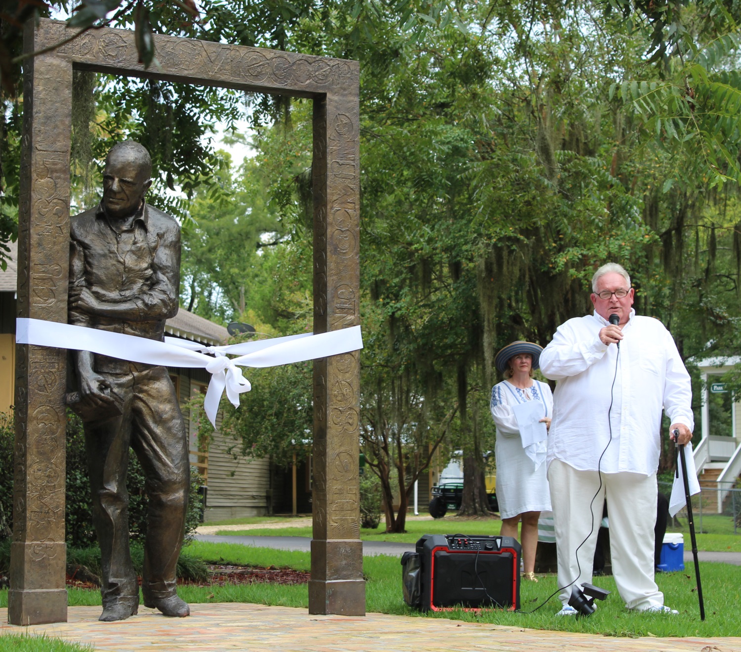 Tammany Family: Walker Percy Statue Dedicated