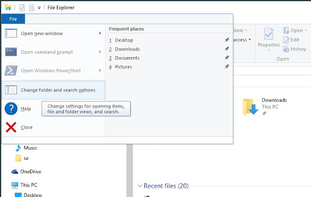 Remove Recent files from Quick access in Windows 10 | Share IT Tips