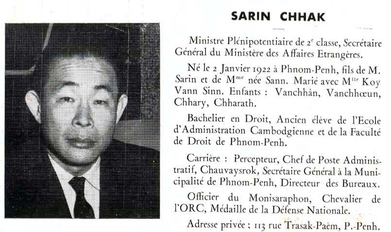 KI-Media2 KI Media Biographie de M. Sarin Chhak (Par Sakou Samouth ...