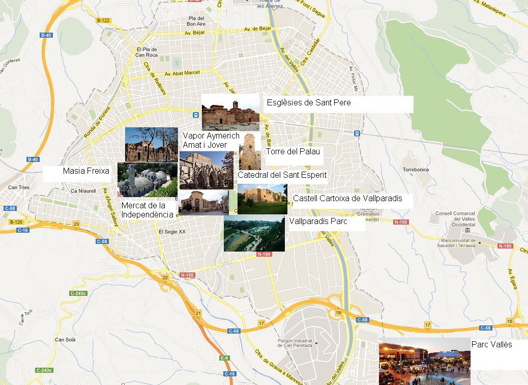 Visit Terrassa: Map