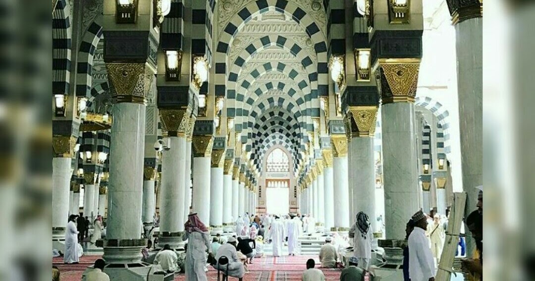 View of Masjid Al Nabavi Morning at Kaaba - Islam