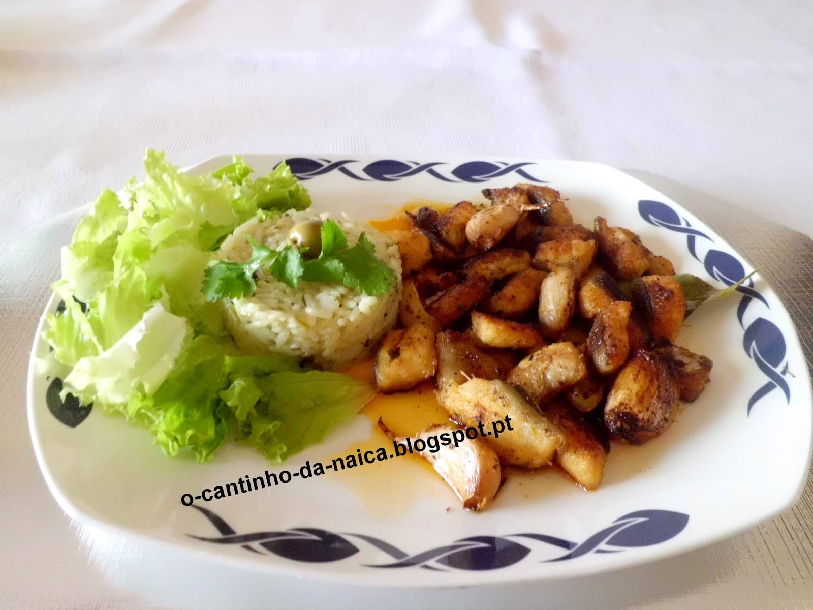 O Cantinho da Naica: Safio frito , em azeite e alho