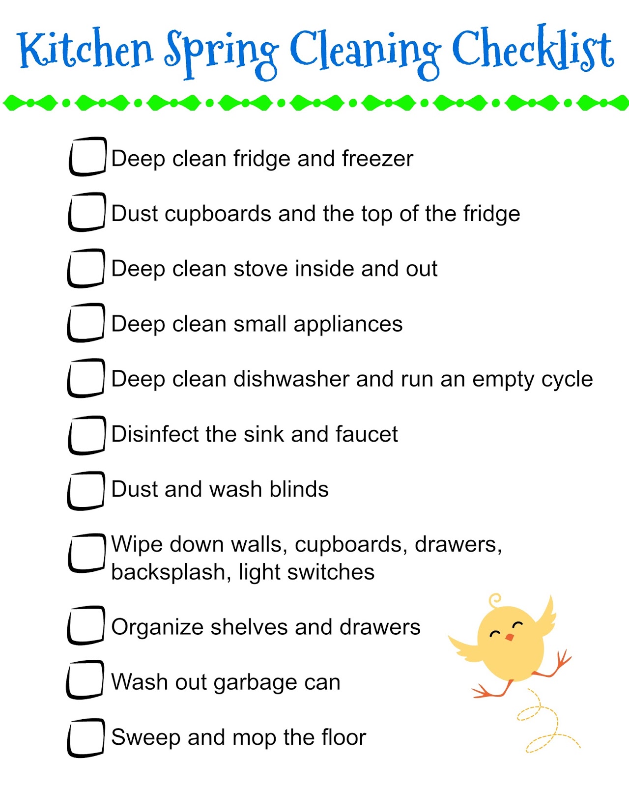 Kitchen Cabinets - Spring Cleaning Made Easy - Building Our Story