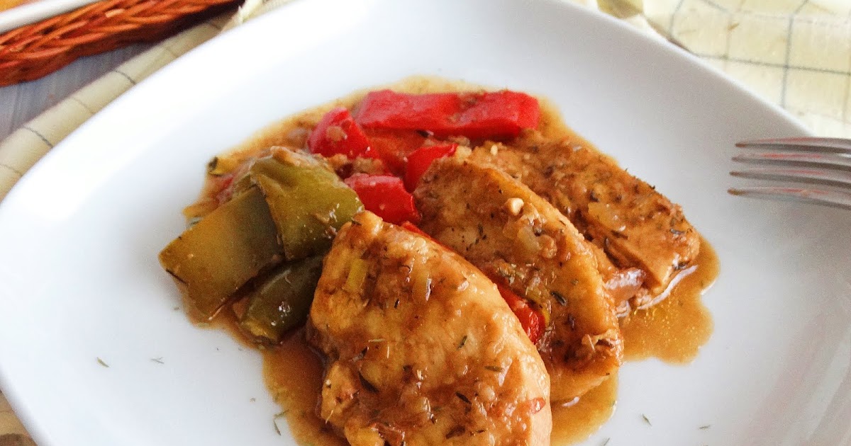 Blog de cuina de la dolorss: Pollo con pimientos