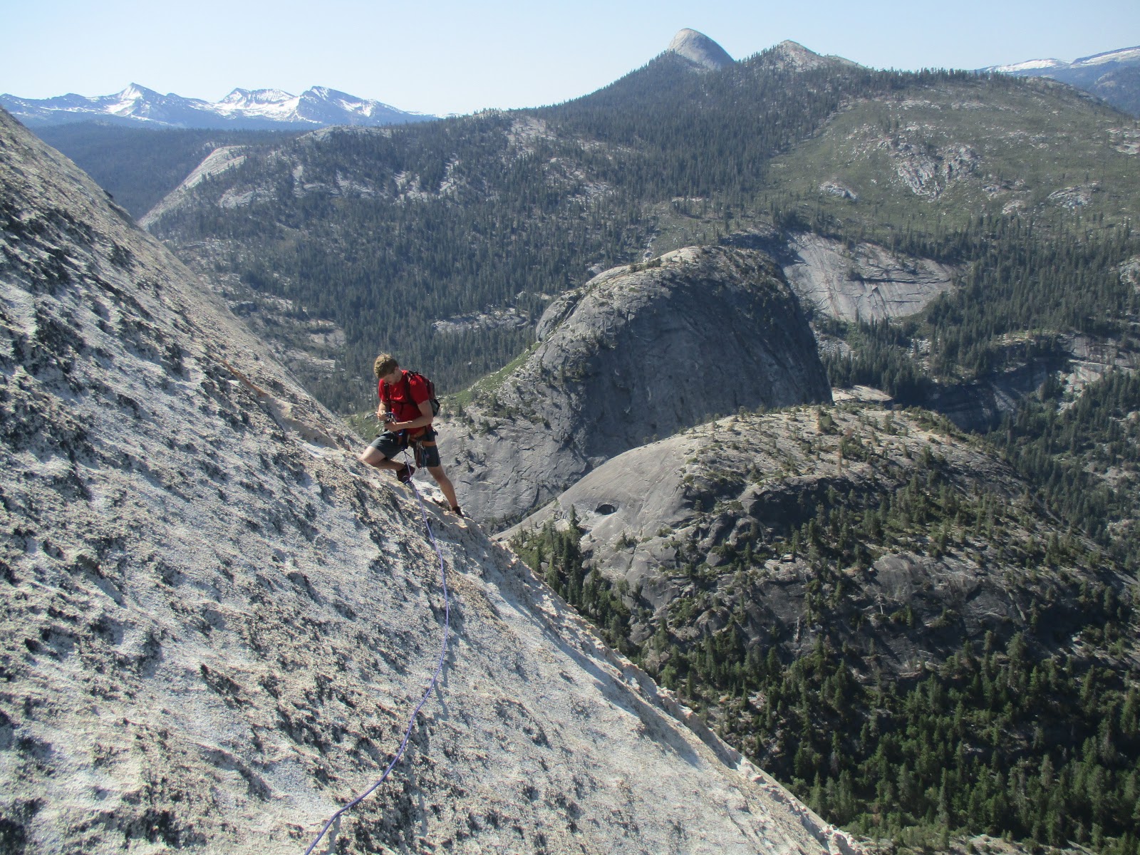 Climbing Trip Reports: Snake Dike on Half Dome