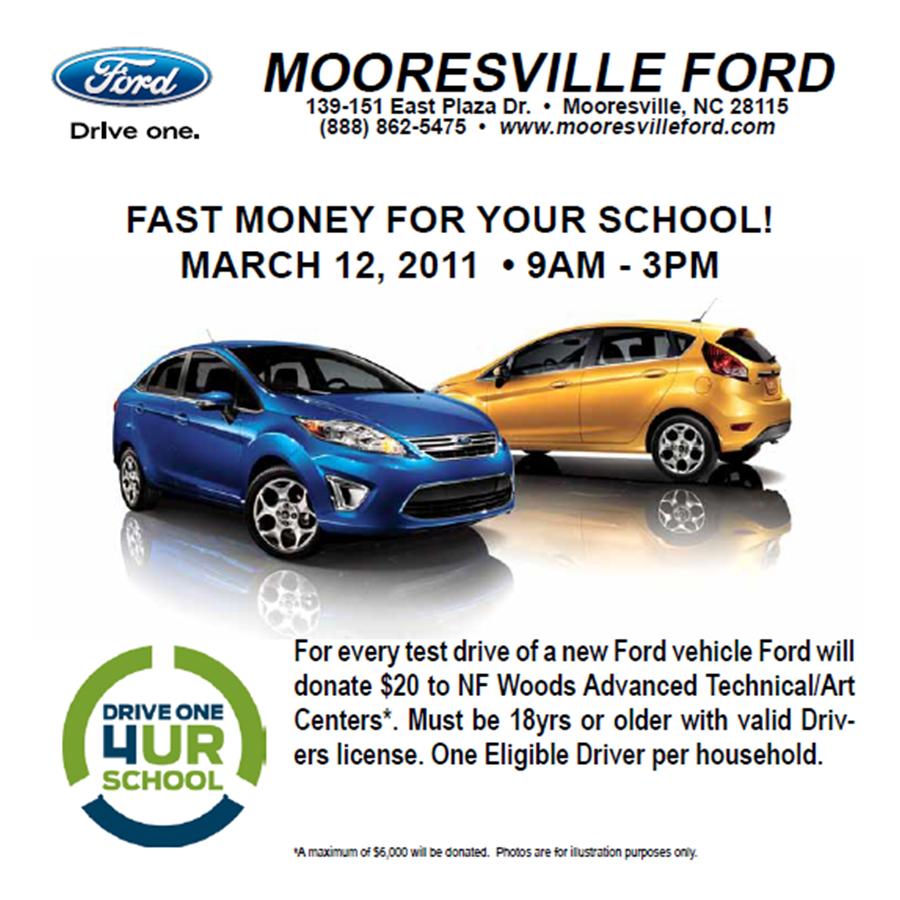 Mooresville Ford: Mooresville Ford Drive One 4UR School Event!