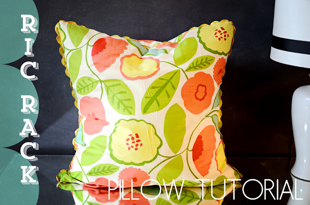 lya1206: How to Add Ric Rac to a Pillow