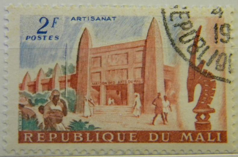 My poststamps collection: Republique du Mali - Artisanat 2F