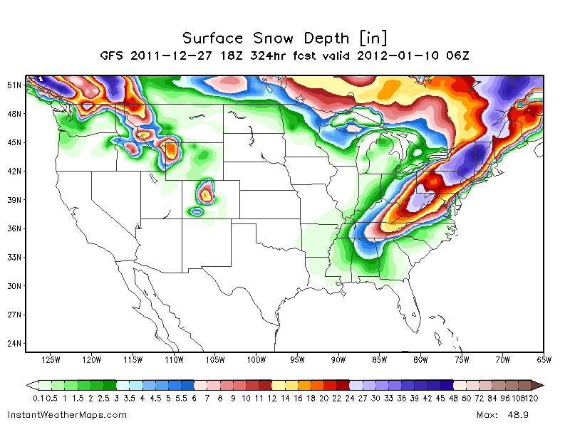 The Weather Centre: 18z GFS Sees Montpelier, Vermont get 4 FEET OF SNOW