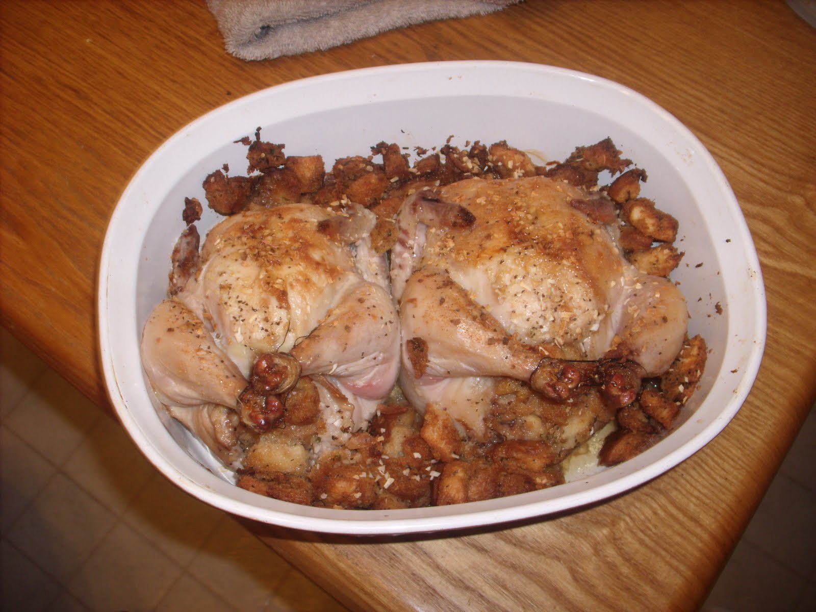 Gamers Fridge: Stuffed Bush Chicken