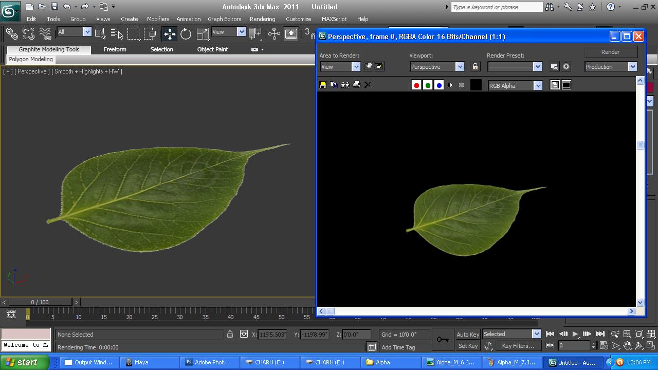 3d tutorials: Using Alpha in 3ds-Max