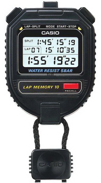 Stopwatch: HS-30W Casio นาฬิกาจับเวลา STOP-WATCH