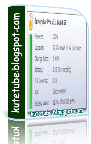 BatteryBar Pro 3.5.4+Crack - Quản lý pin cho Laptop - Kutetube - Apollo