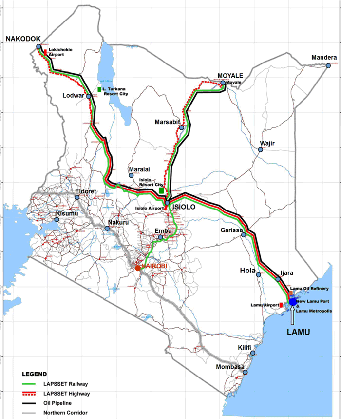 Africa Blog Logistics: Kenya:LAPSSET,Un corridor Régional de transport ...