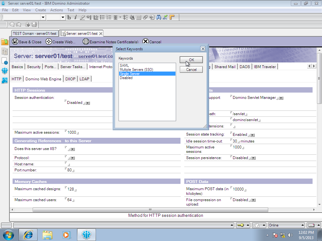 康記IT手記: IBM iNotes 登入頁面