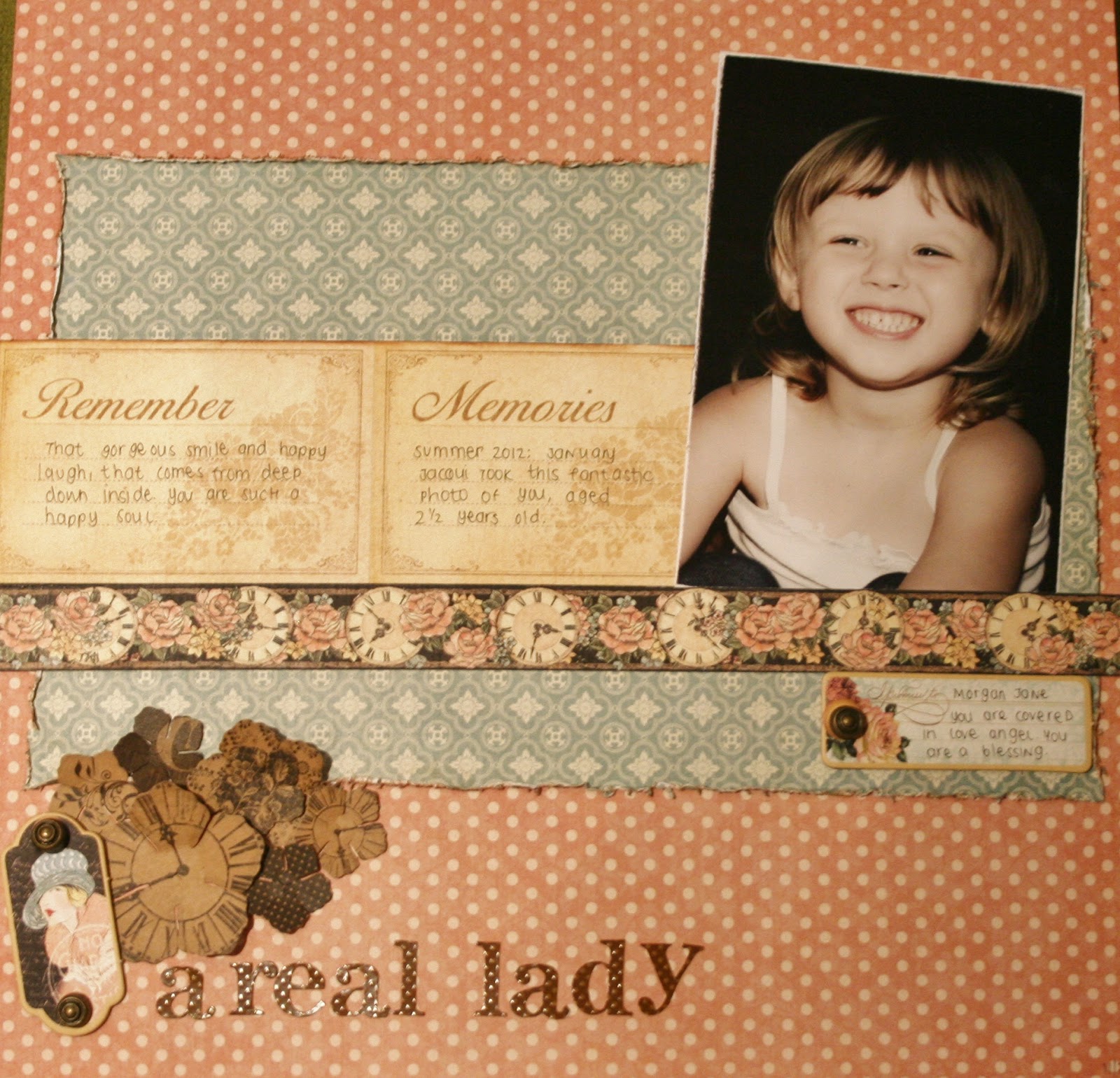 .zoe waters.: A ladies diary layout