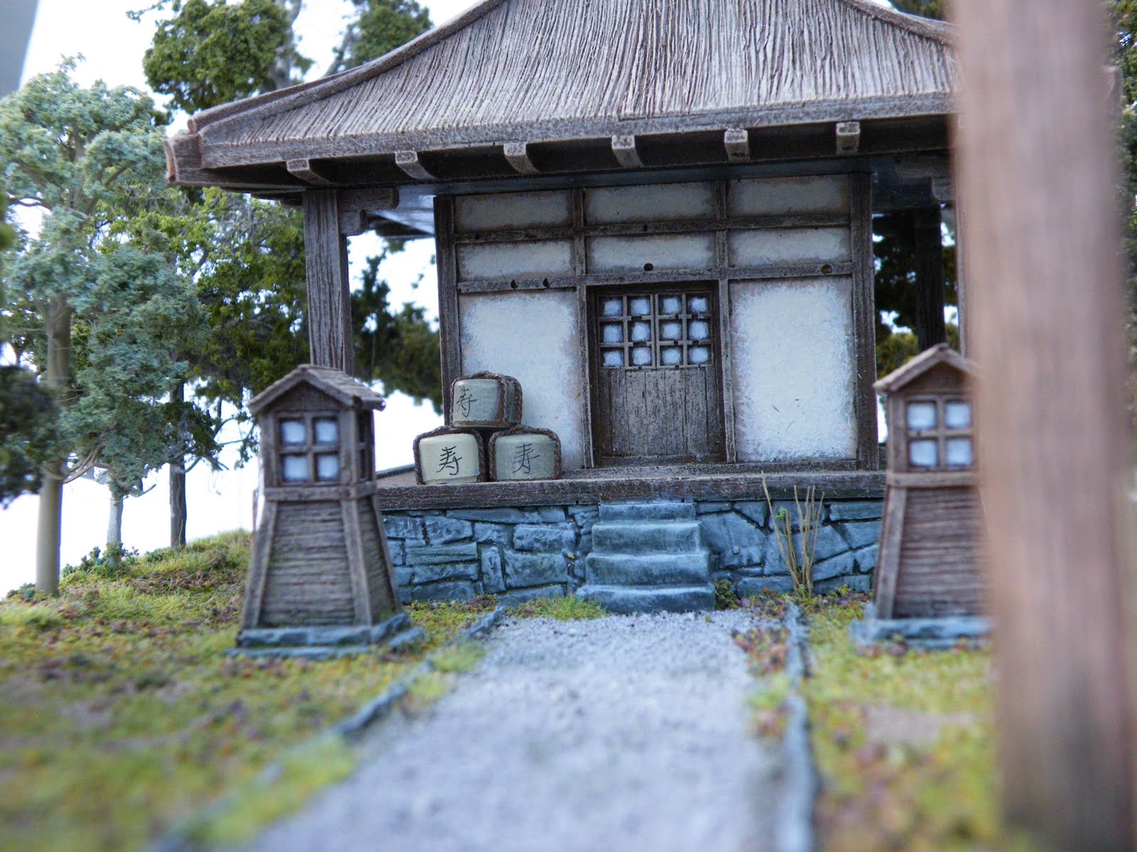 Jimbibblyblog: 28mm Samurai terrain (roadside shrine)