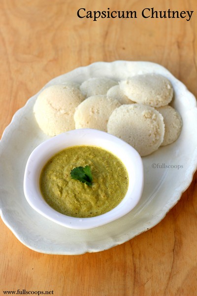 Capsicum Chutney ~ Full Scoops - A food blog with easy,simple & tasty ...